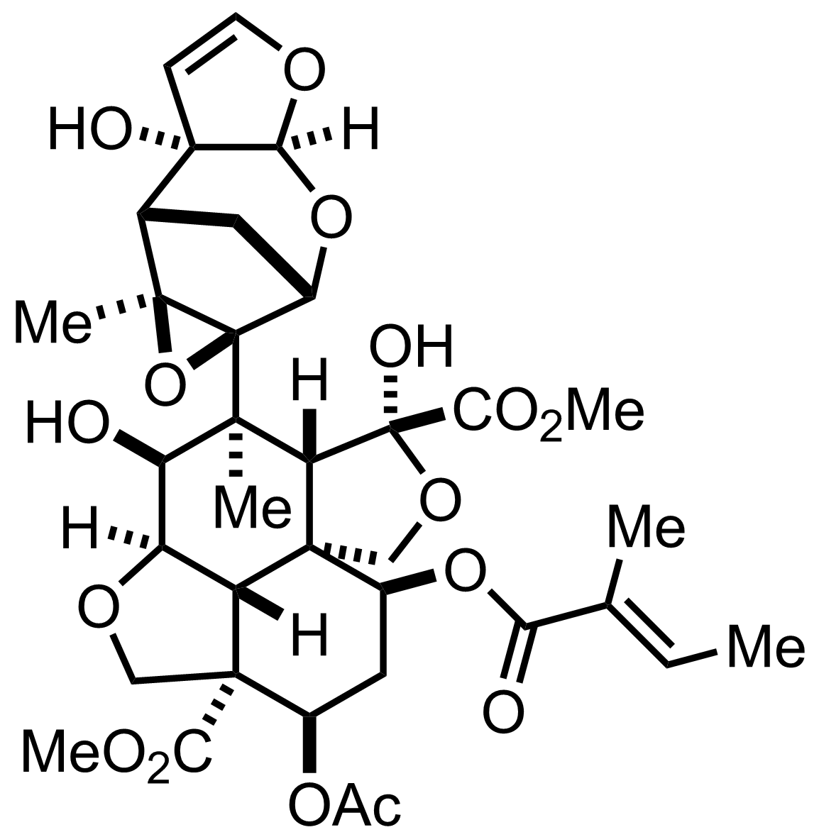Structure of Azadirachtin