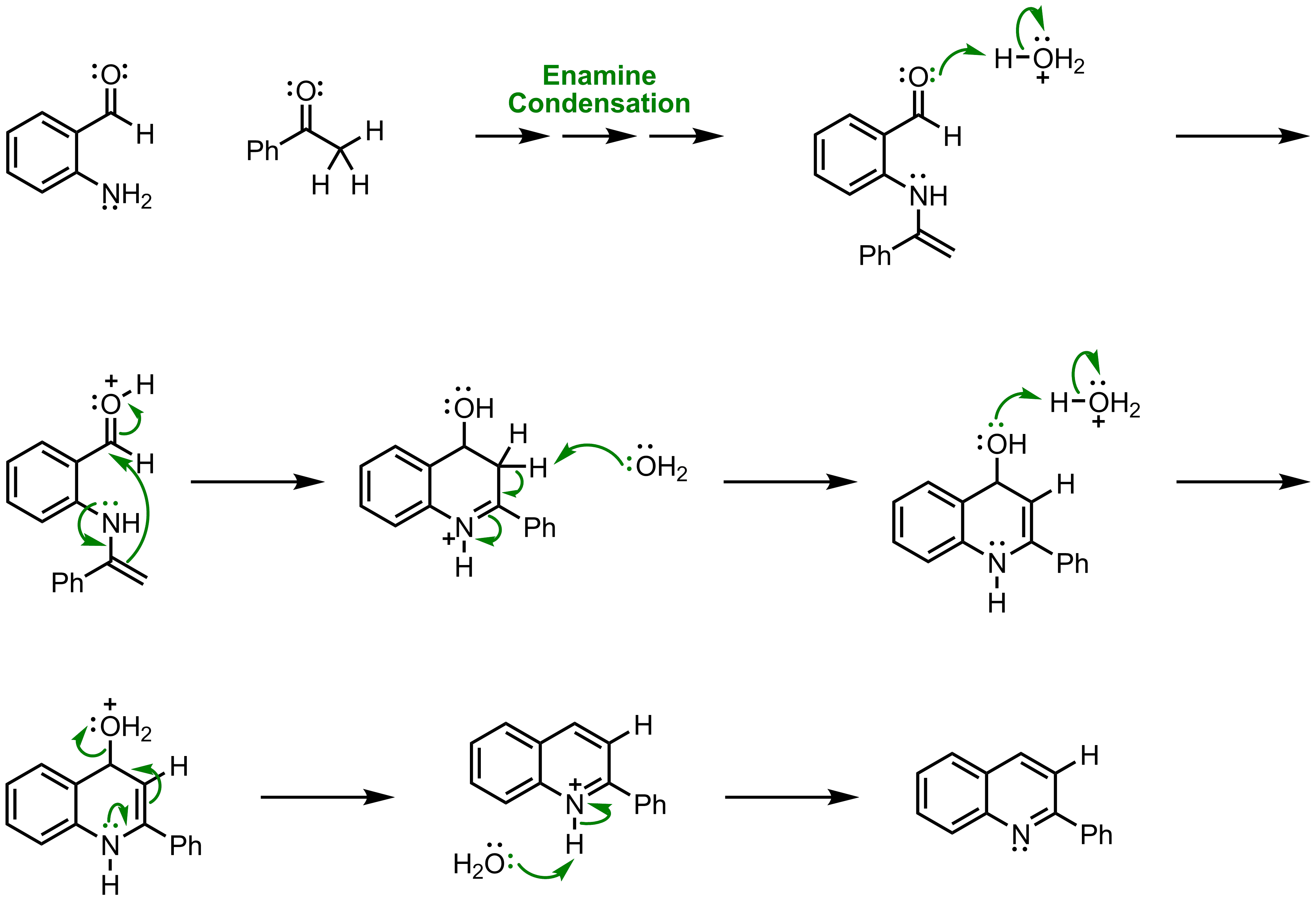 Schema of the Friedländer synthesis