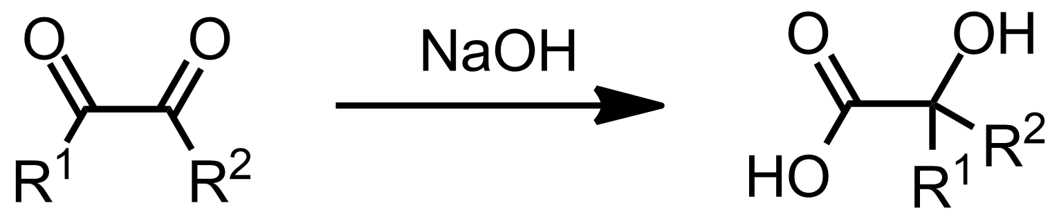 Schema of the Benzilic Acid Rearrangement