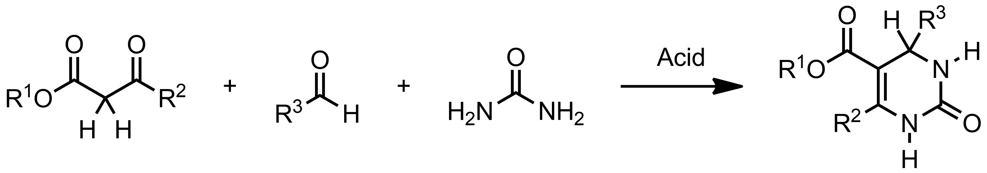 Schema of the Biginelli Reaction