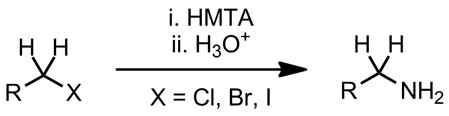 Schema of the Delépine Reaction