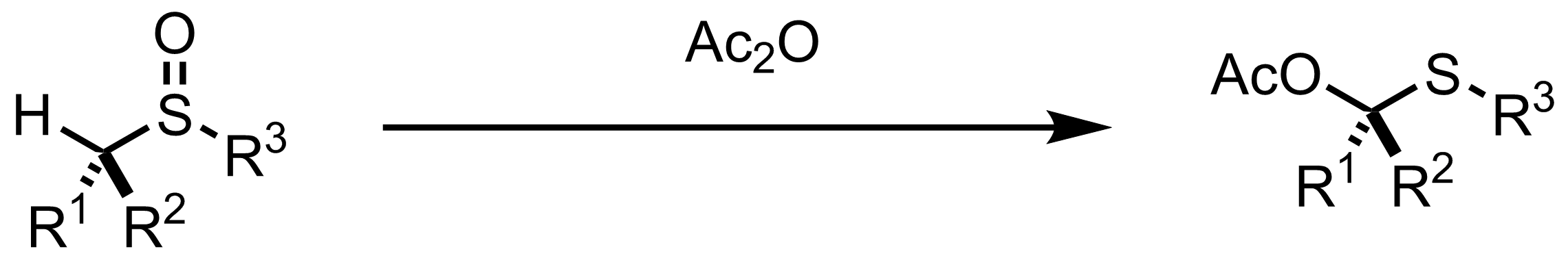 Schema of the Pummerer Rearrangement