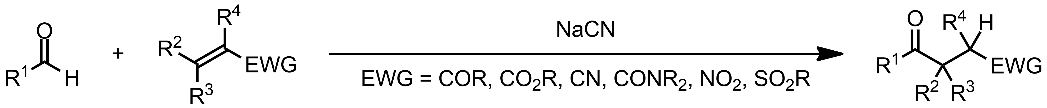 Schema of the Stetter Reaction