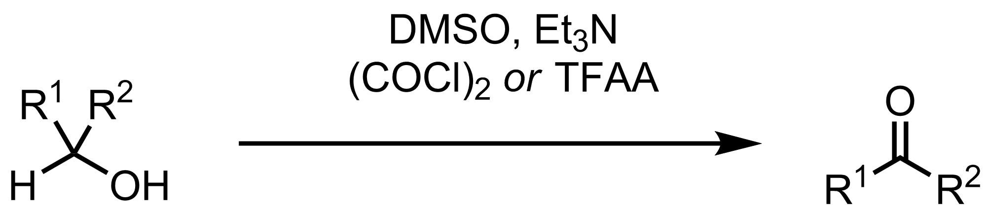 Schema of the Swern Oxidation
